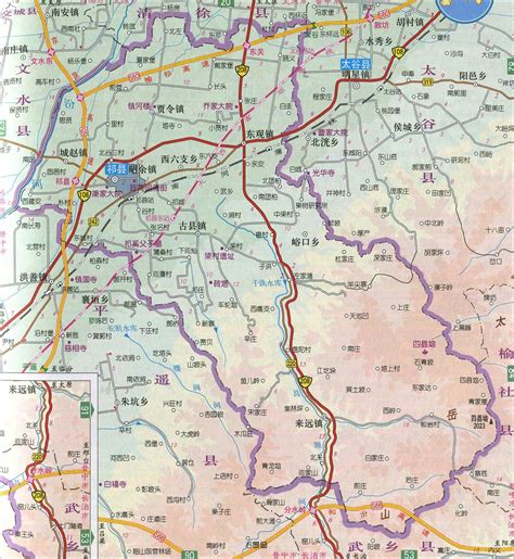 祁县地图 晋中市地图查询
