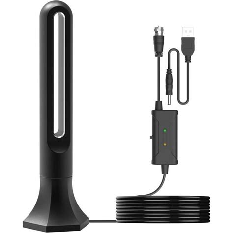 Antenne Tv Numérique Hdtv 360° Amplificateur De Signal Avec Câble