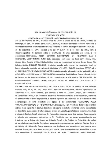 Modelo De Ata Da Unidade Executora Da Escola
