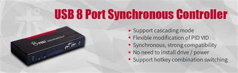 Amazon Com USB Port Switch USB Sharing Switch Synchronous Controller With Cable Sets K