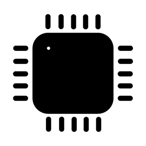 Premium Vector Processor Icon Logo Vector Design Template