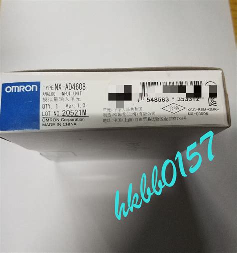 PCS OMRON NX Series Analog Input Unit NX AD For Sale Online EBay