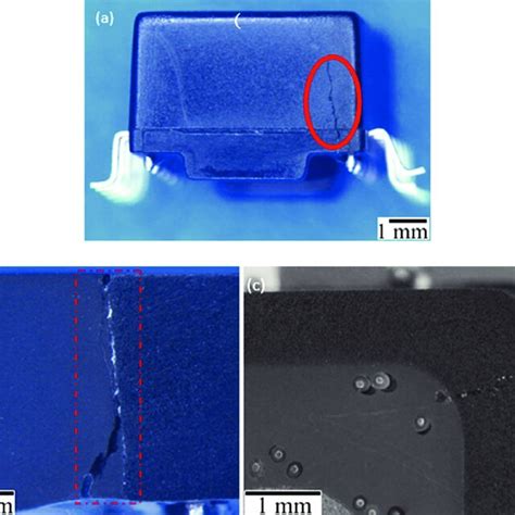 Side View Of Smd Transformer A Before Cross Section And B After Download Scientific