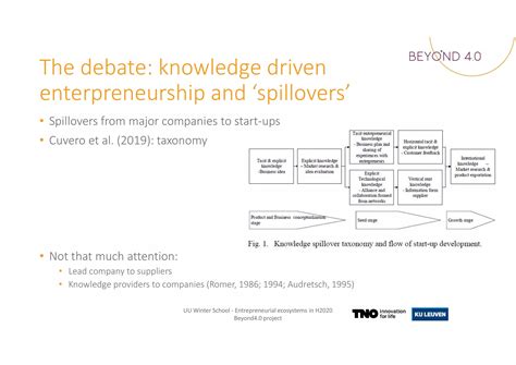 Knowledge Spillovers In The Entrepreneurial Ecosystems Of The Beyond4 0 Project Pdf