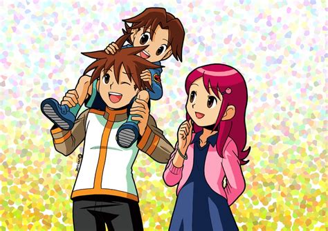 Lan Hikari Mayl Sakurai And Hub Hikari Mega Man And 1 More Drawn By