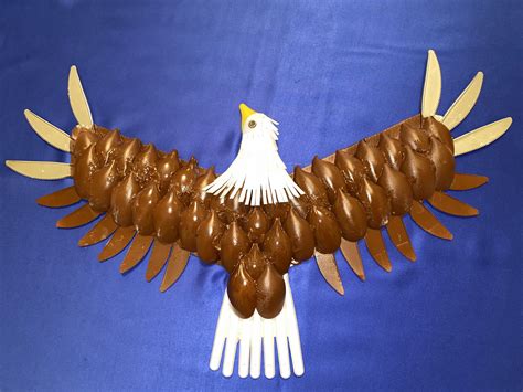 Recycled Items Eagle Cucchiai Manualidades Artigianato