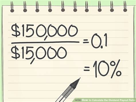 Ways To Calculate The Dividend Payout Ratio WikiHow