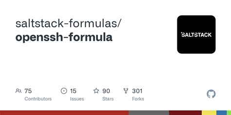 GitHub Saltstack Formulas Openssh Formula