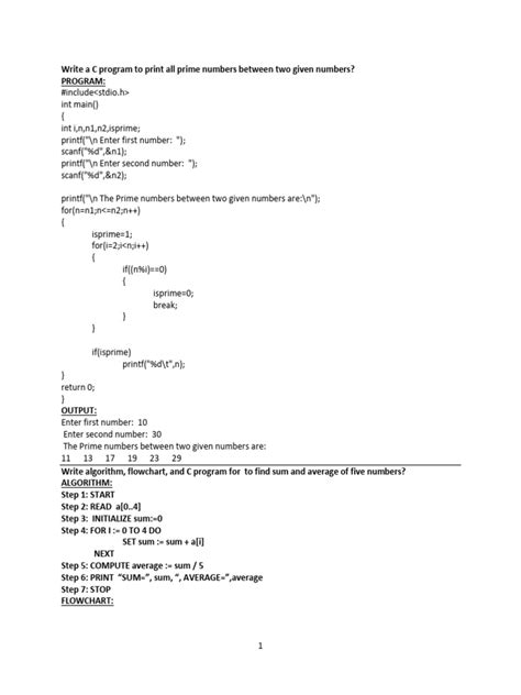 Pspc Important Program For Internal I Pdf Mathematical Analysis Matrix Theory