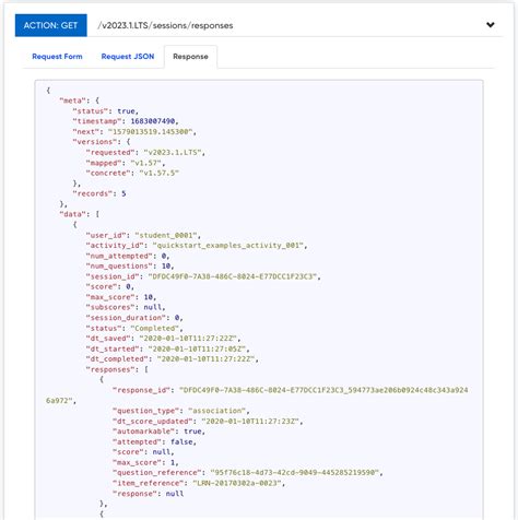 Getting Started With The Data Api Learnosity Product And Developer Help