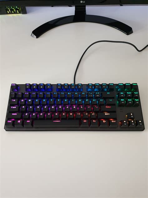 Tecware Phantom RGB TKL Brown Switch Computers Tech Parts Accessories Computer Keyboard