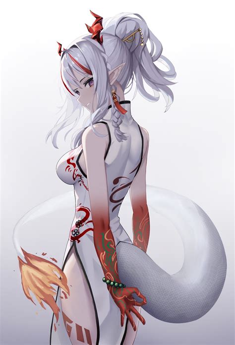 Nian And Nian Arknights Drawn By Yan Kodiac Danbooru