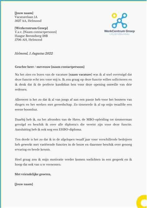 Korte Motivatiebrief Voorbeeld Motivatiebrief Voorbeeld Sexiz Pix The
