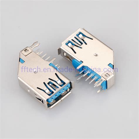 High Quality USB A Female USB 3 0 Assembled Socket Connector USB Jack Plug Connector Connector