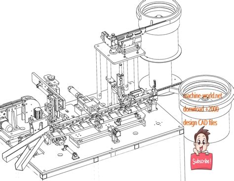 Industrial 3d Model Lock Assembly Machine Machine World