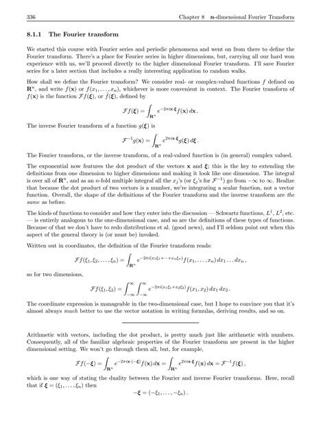 Solution Dimensional Fourier Transform The Fourier Transform And Its Solution Dimensional Fourier Transform The Fourier Transform And Its