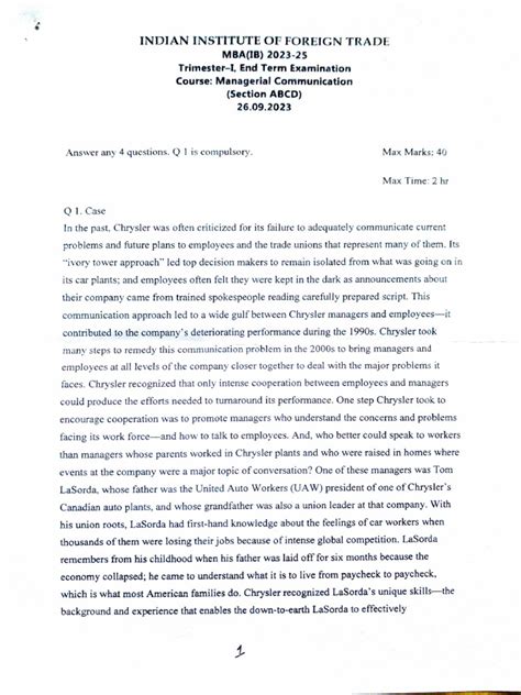 Mc End Term Pdf Layoff Economies