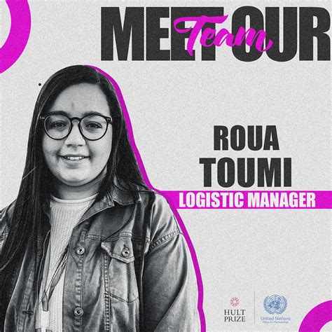 Roua Toumi On Linkedin Hultprize