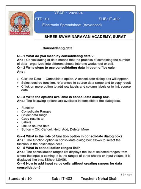 Unit2 Electronic Spreadsheet Advanced Pdf Spreadsheet Hyperlink