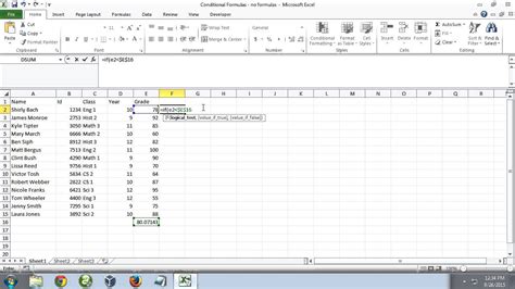 Excel Conditional Formulas Conditional Formatting Youtube