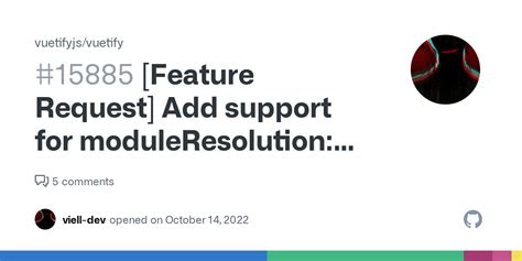 [feature request] add support for moduleresolution nodenext in v3 · issue 15885 · vuetifyjs