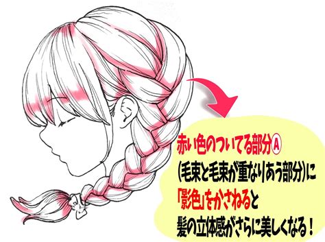イラスト 三つ編み 描き方 三つ編み 作り方 イラスト Nrdtx