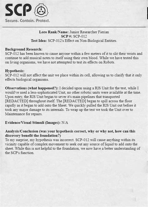 fierian s scp 012 test foundation test logs gaminglight forums