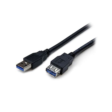 StarTech Com 1m Black SuperSpeed USB 3 0 Extension Cable A To A M F StarTech Com USB Cables