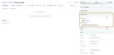 Assignments Targetprocess Enterprise Agility Solution