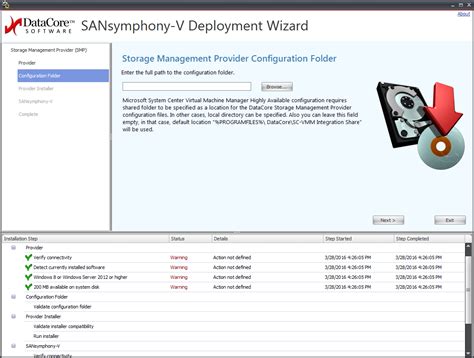 Getting Started With Datacore Storage Management Provider
