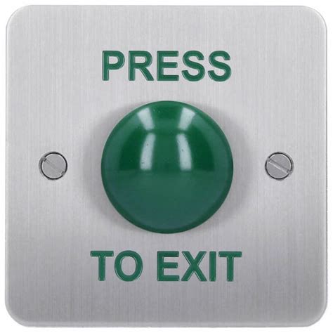 Cdvi Rte Ssd Surface Green Dome Press To Exit Switch