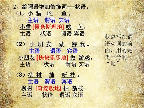 主谓宾定状补很实用word文档在线阅读与下载无忧文档