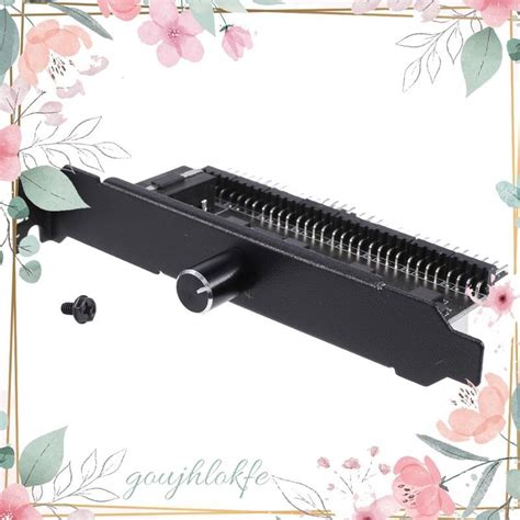 Pc Channels Fan Hub Cooling Fan Speed Controller For CPU Case HDD VGA PWM Fan PCI Bracket