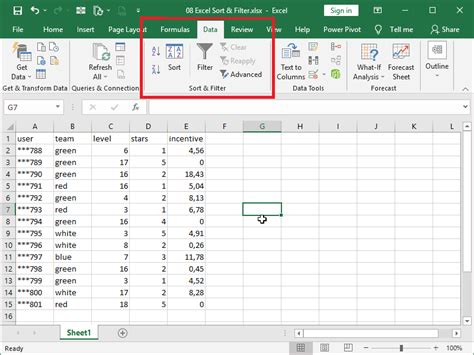 Sort Filter In Excel Dailyexcel Net