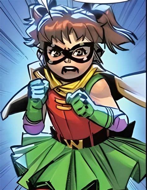 Lizzie Prince Dc Cartoon Crossovers Hero Girl Robin Dc