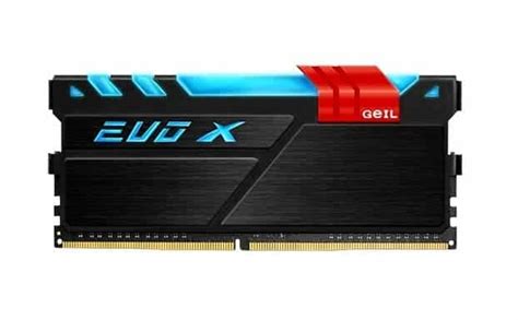 GEIL DDR4 EVO X RGB LED PC21330 2666MHz Single Channel 4GB 1x4GB 19 19 19 43 GEXB44GB2666C19SC