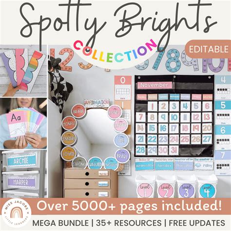 Editable And Printable Classroom Decor Miss Jacobs Little Learners