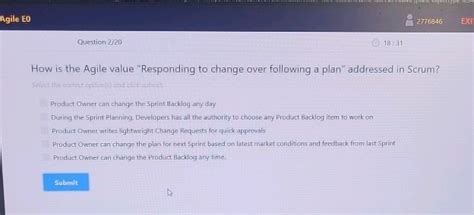 Agile E0 9 2776846 Question 2 20 18 31 How Is StudyX