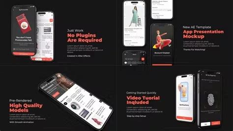 App Presentation Mockup Шаблон презентации мобильного приложения с мокапом смартфона Скачать