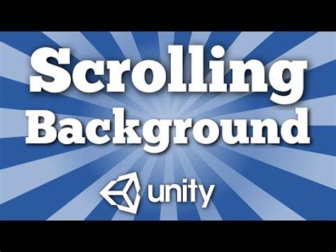 How To Create D Scrolling Background In Unity Game Unity D Tutorial YouTube Unity Games