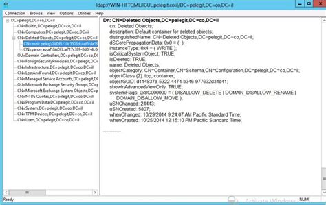 Restore Active Directory Object