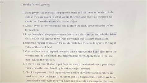 Solved Form Validator This Project Is An Example Of A