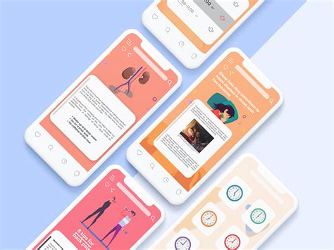Health App Design Concept Body Clock On Behance