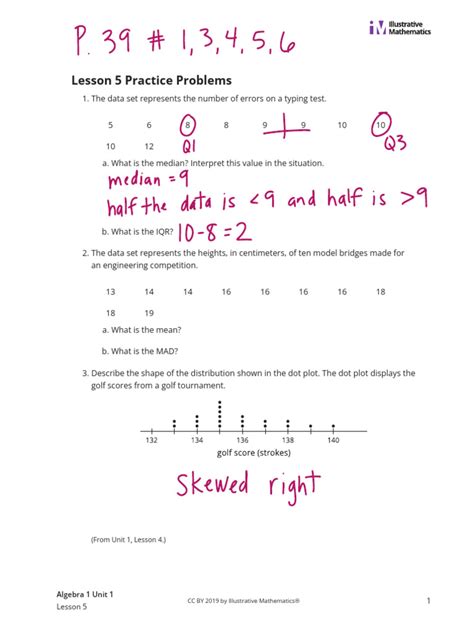 Lesson 5 Practice Problems Key Pdf