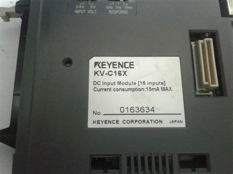 Keyence KV C X DC Input Module Input Industrial SOL Pte Ltd