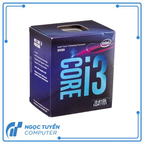 Cpu Intel Core I3 8100 3 6ghz 4 Nhân 4 Luồng 1151v2 Coffeelake 6mb Mới Full Box