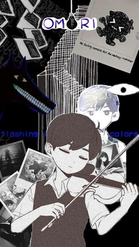 Omori Omorigame Omorisunny Blackandwhiteaesthetic Polaroids