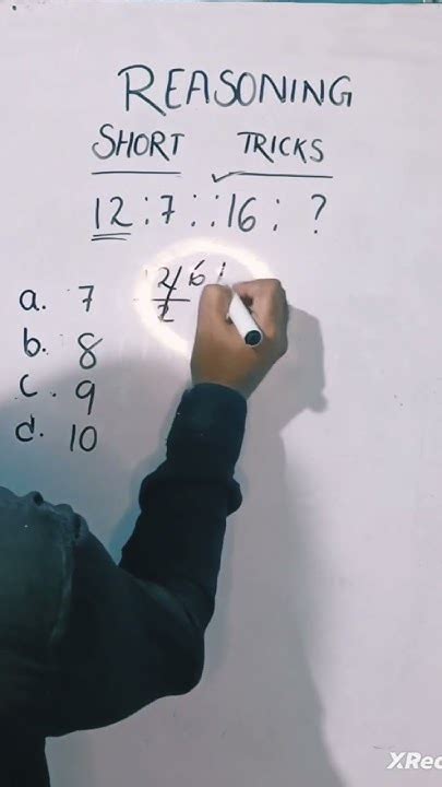Reasoning Tricks For Maths Logicalreasoning Mathstricks Formula