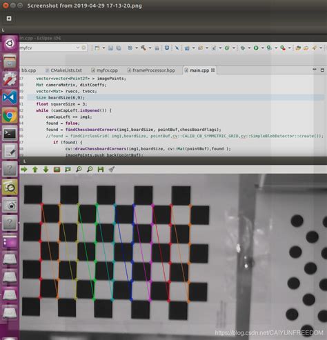 Opencv Findchessboardcorners Findcirclesgrid 代码实例和运行结果opencv Findcirclesgrid 参数 Csdn博客