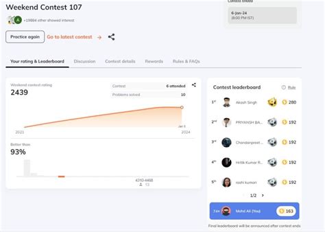 Weekendcontest107 Coding Community Codingninja Techchallenge